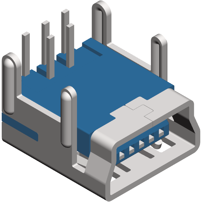 USB MINI - TYPE B - Euro-Conn